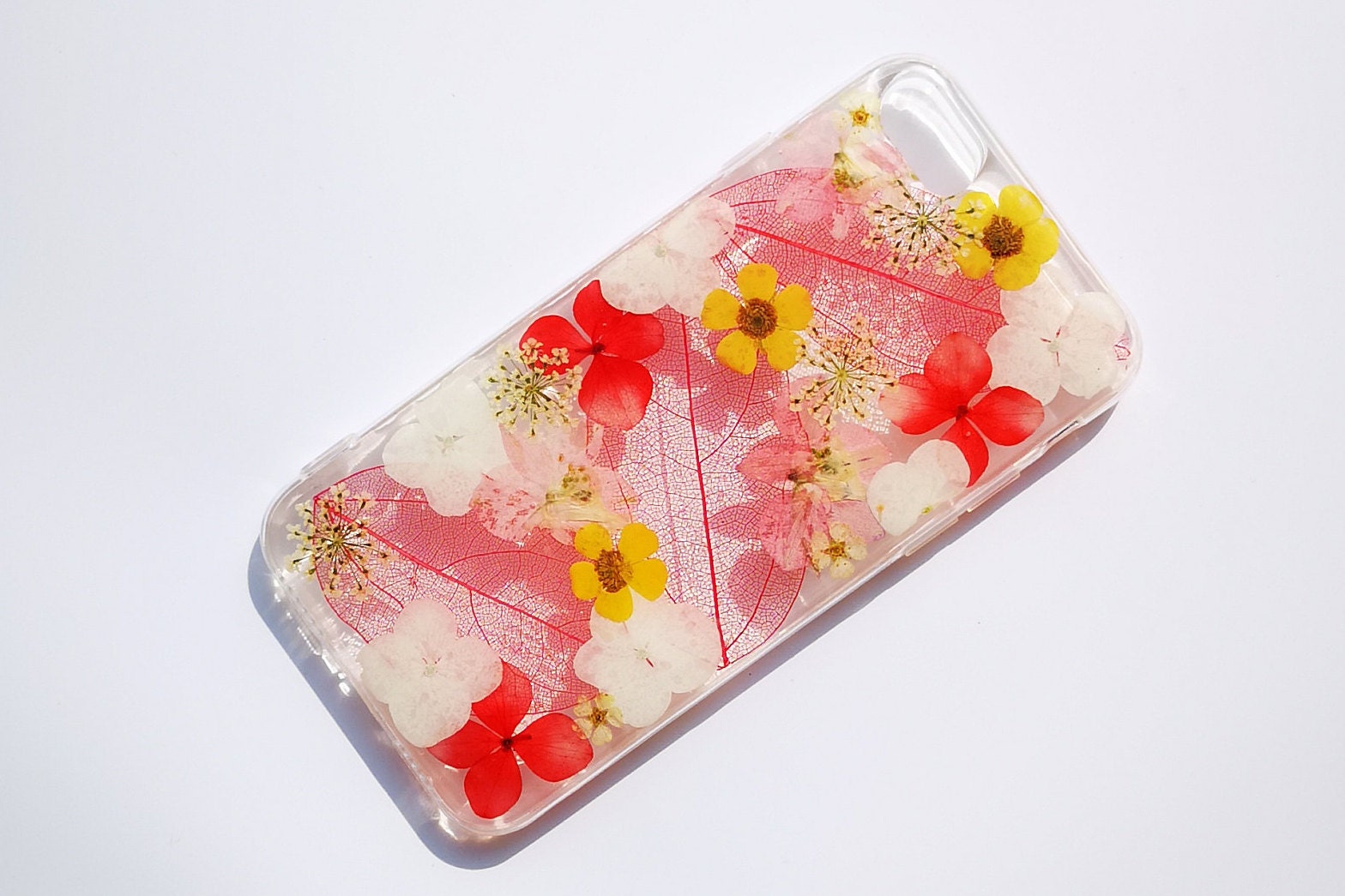 Handmade Real Dried Pressed Flower Phone Case Iphone 11 12 13 - Etsy