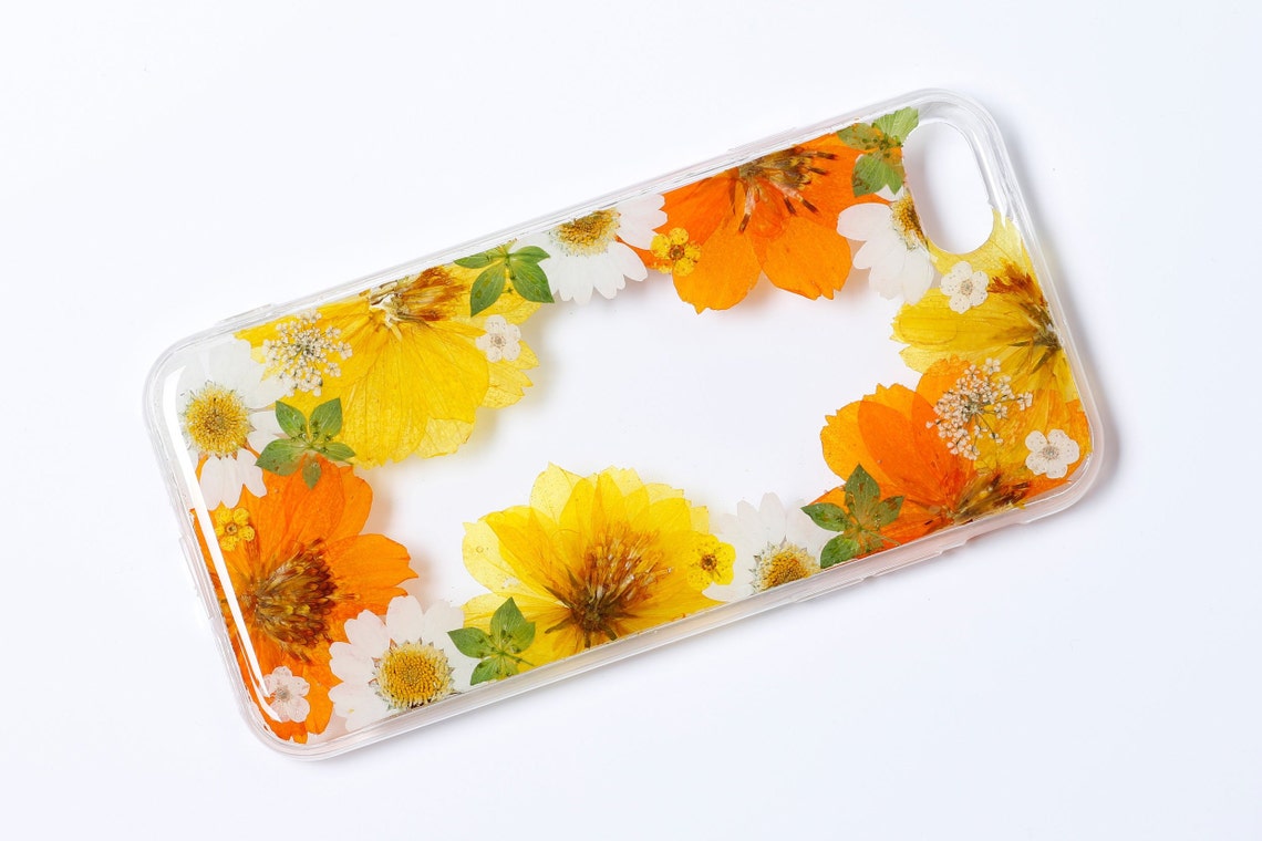 Handmade Real Dried Pressed Flower Phone Case Iphone Se X Xr - Etsy