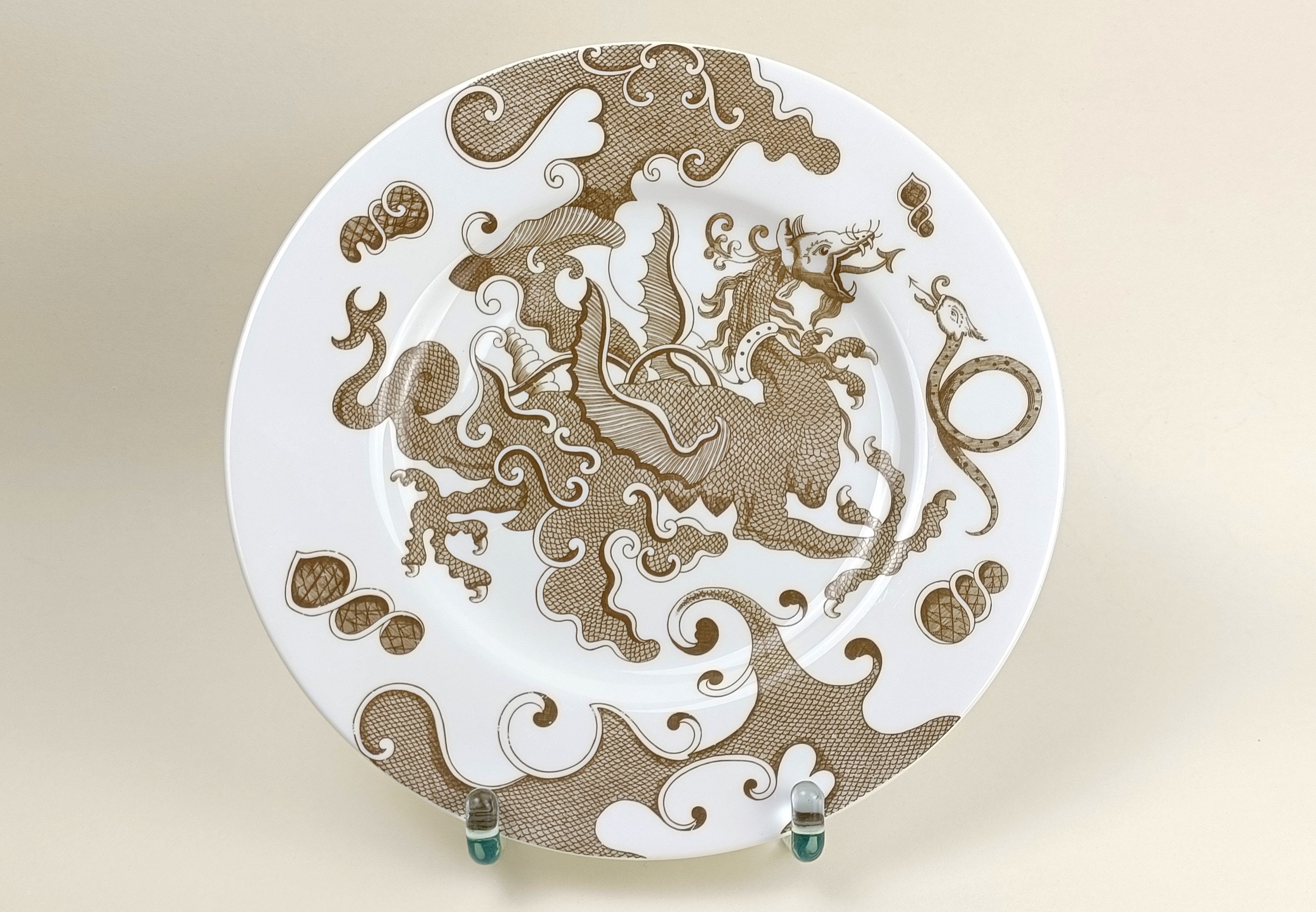 Plate Dragon by Royal Worcester Salad Plate England - Etsy