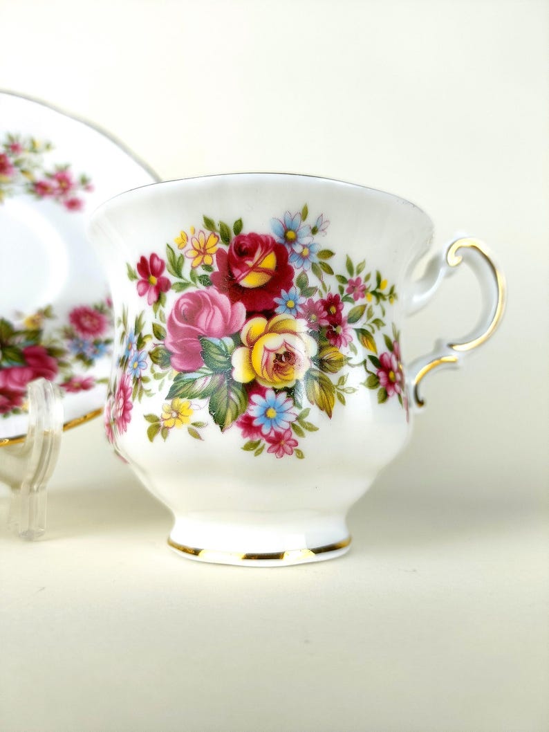 Royal Tea Set Vintage Bone England - Etsy