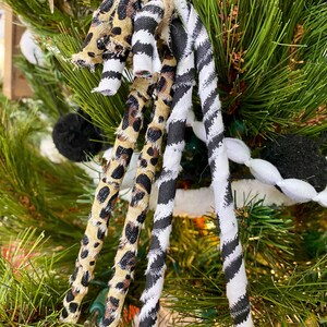 Christmas Ornament , Hand Wrapped Candy Cane Ornaments, Gift Idea ...