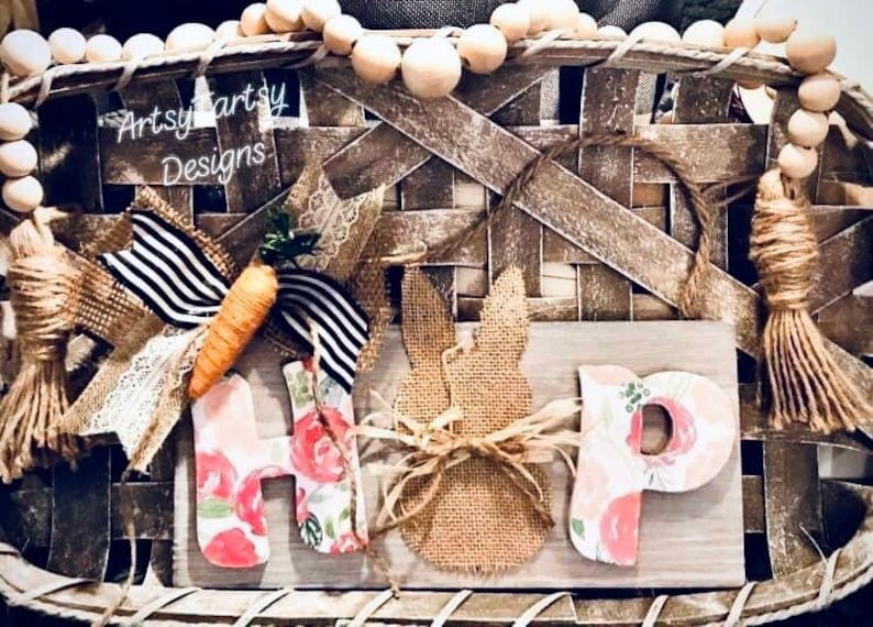 DIY Easter Sign Kit , Easter Craft Kit - Etsy