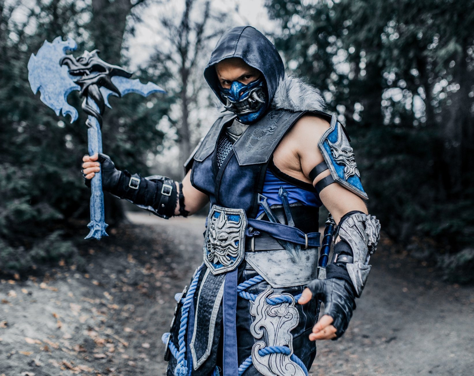 Mortal Kombat Sub Zero Costume For Kids