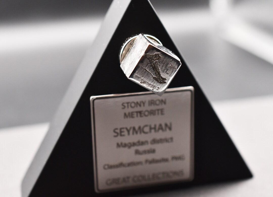 Real Meteorite Seymchan, Cube With Stand, Widmanstatten, Gift From ...