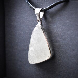 Libyan Desert Glass Pendant Eastern Sahara Tektite , Silver Frame ...