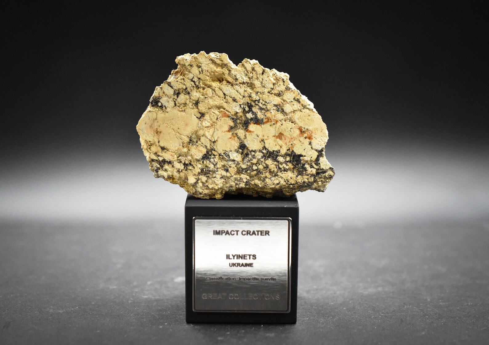 Meteorite Crater Ilyinets Crater Edge Impactite Breccia Crater - Etsy