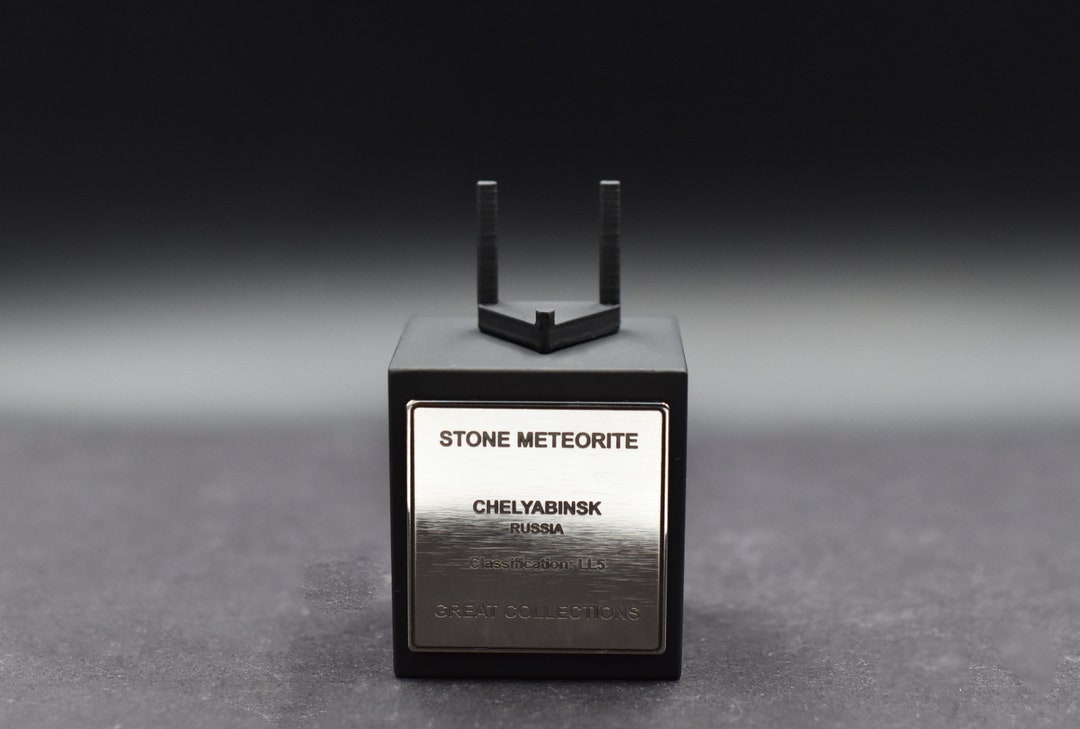 Display Stand for Meteorite Chelyabinsk, Wooden Stand Painted With ...