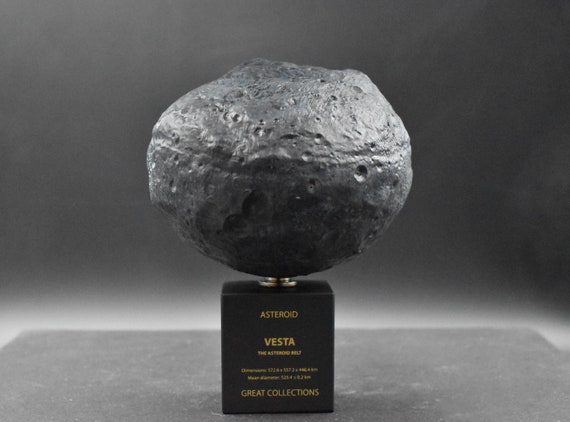 3D Model Asteroid Vesta / Acrylic Paints / Main Asteroid | Etsy