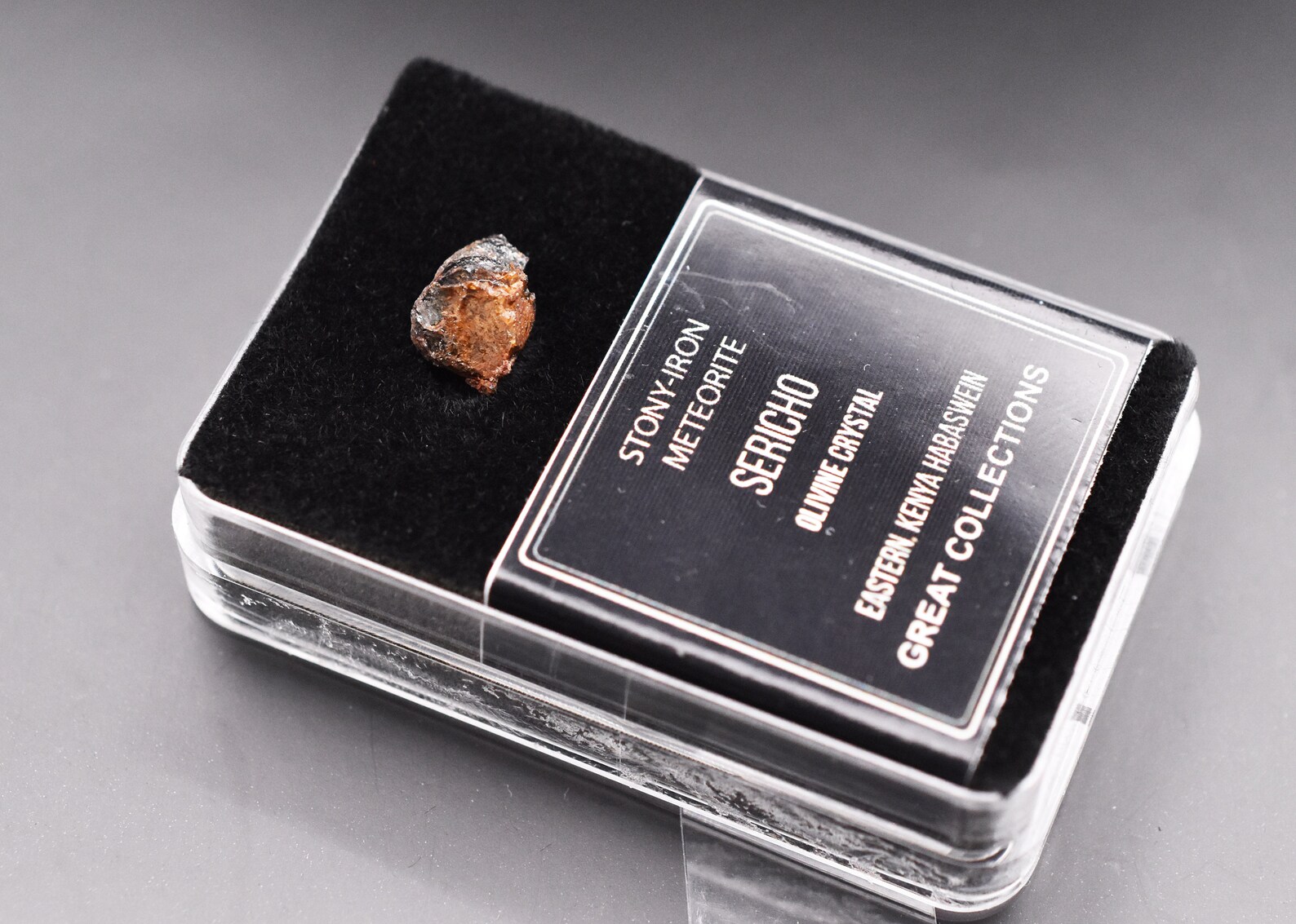 Meteorite SERICHO Pallasite Kenya Olivine Crystal Great - Etsy