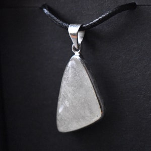 Libyan Desert Glass Pendant Eastern Sahara Tektite , Silver Frame ...