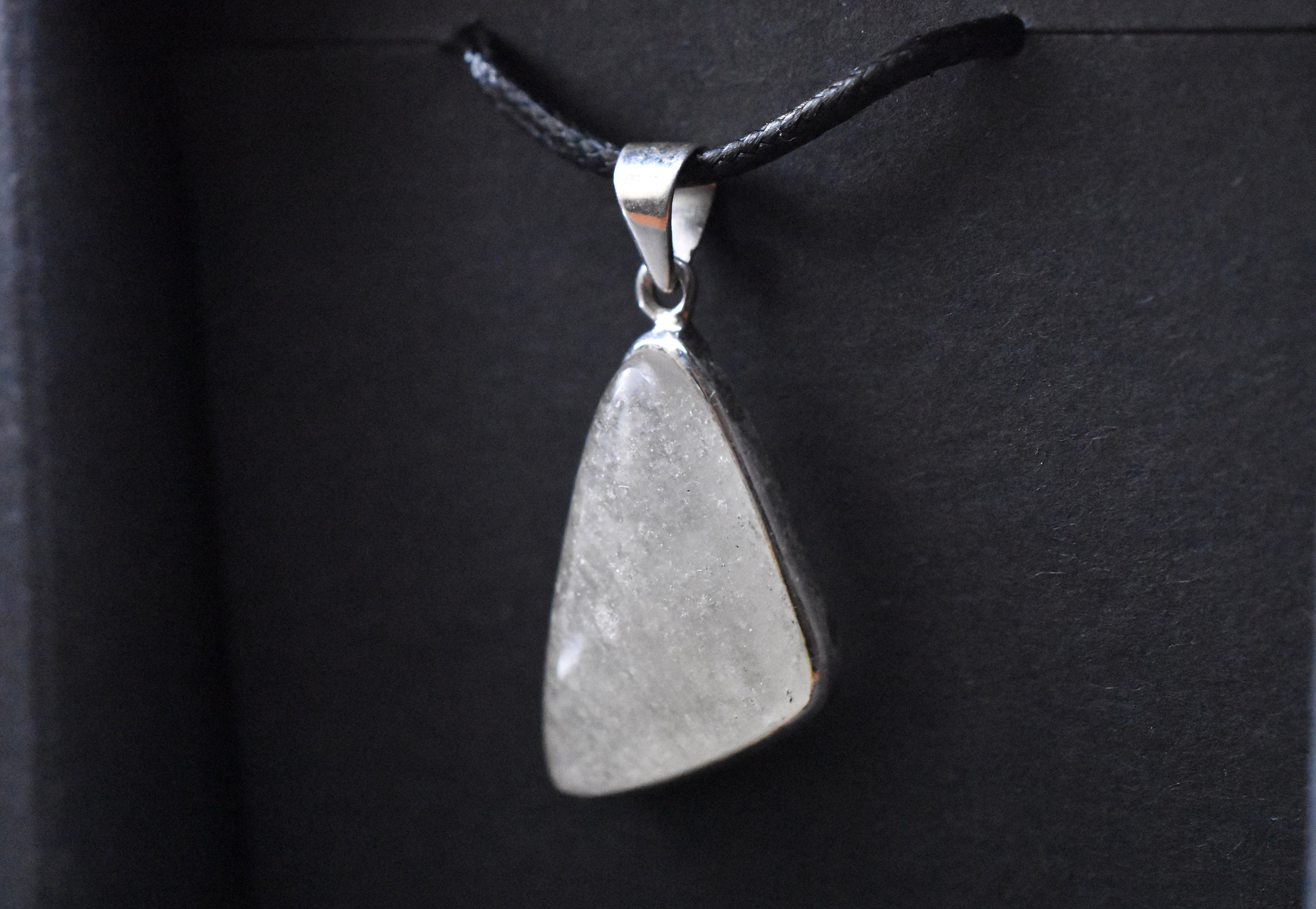 Libyan Desert Glass Pendant Eastern Sahara Tektite , Silver Frame ...