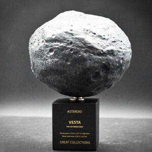 3D Model Asteroid Vesta / Acrylic Paints / Main Asteroid - Etsy