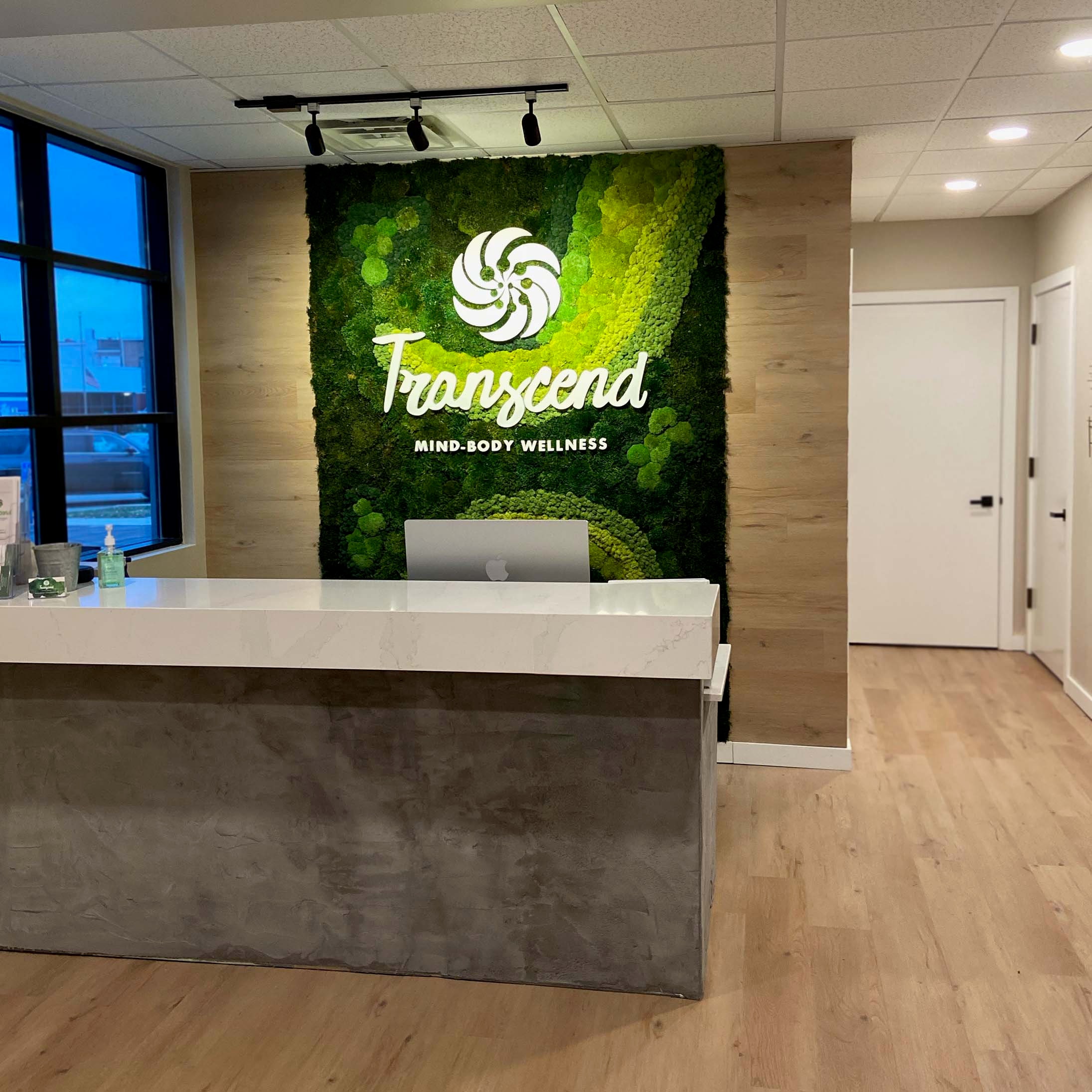 Custom Moss Logo Wall | Green Wallscapes | Moss Wall | Moss Wall With ...