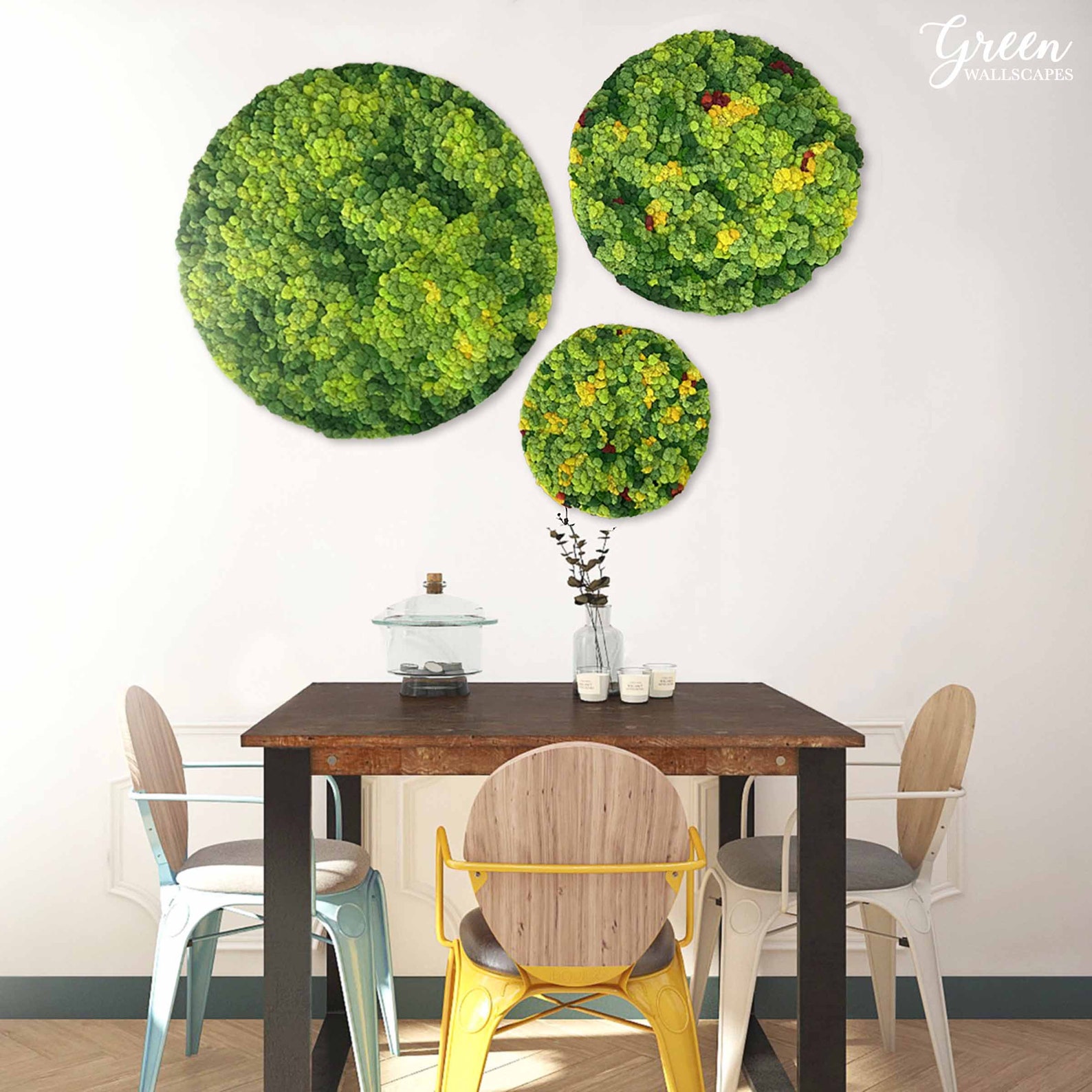Custom Moss Art for Your Home | Green Wallscapes | Moss Art | Custom ...