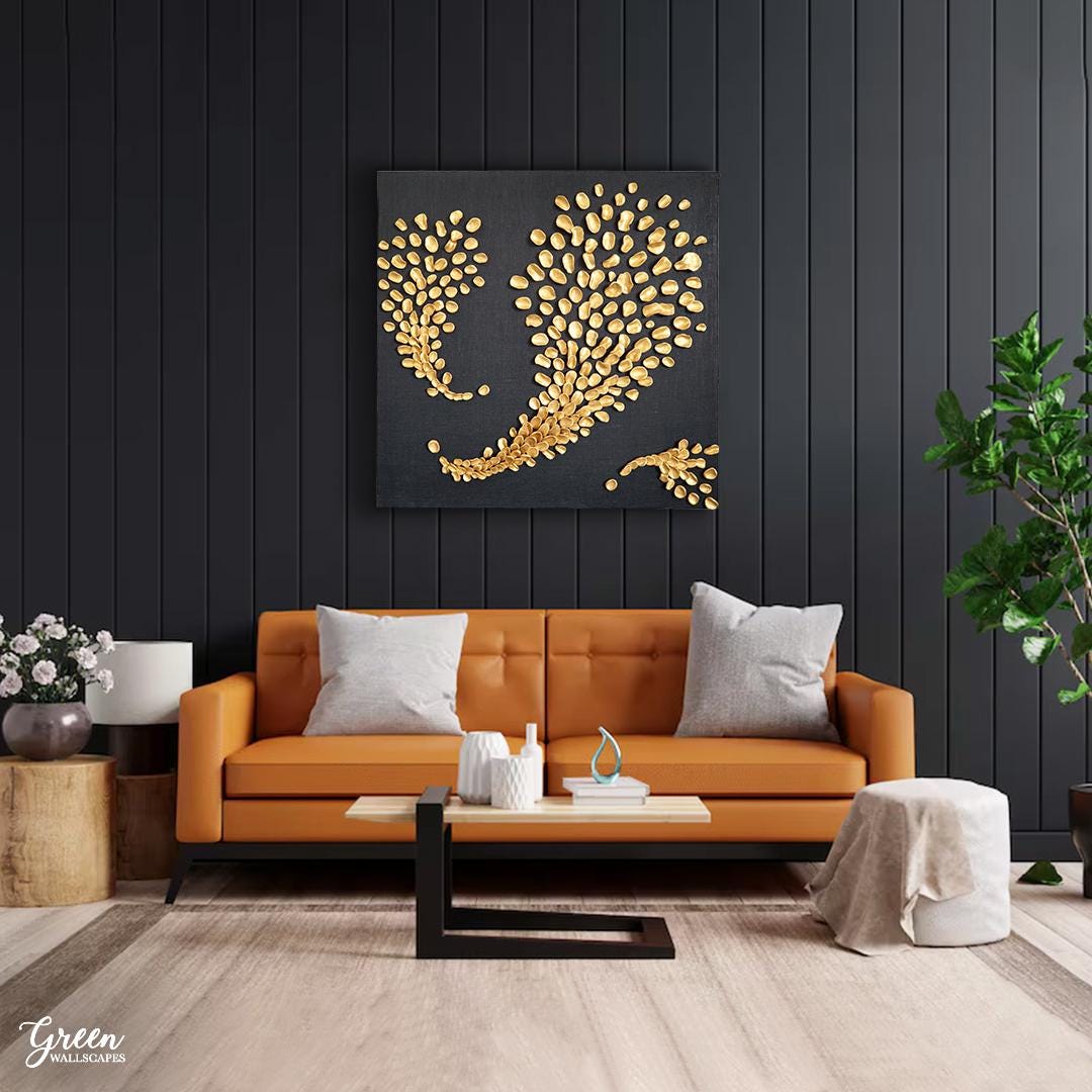 Golden Echo Wall Art - Etsy