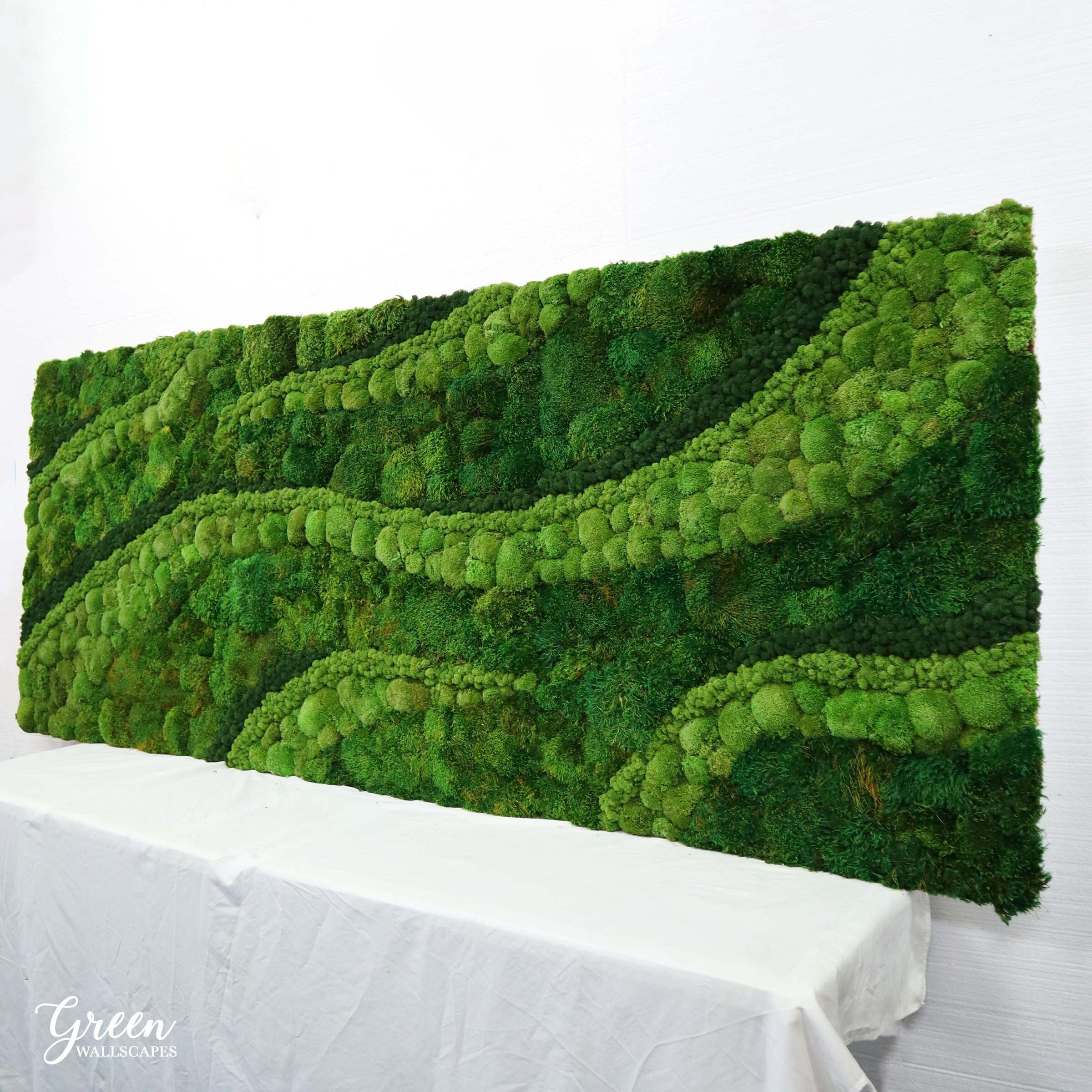 Custom Mixed Moss Green Wall - Preserved Moss | Green Wallscapes - Etsy