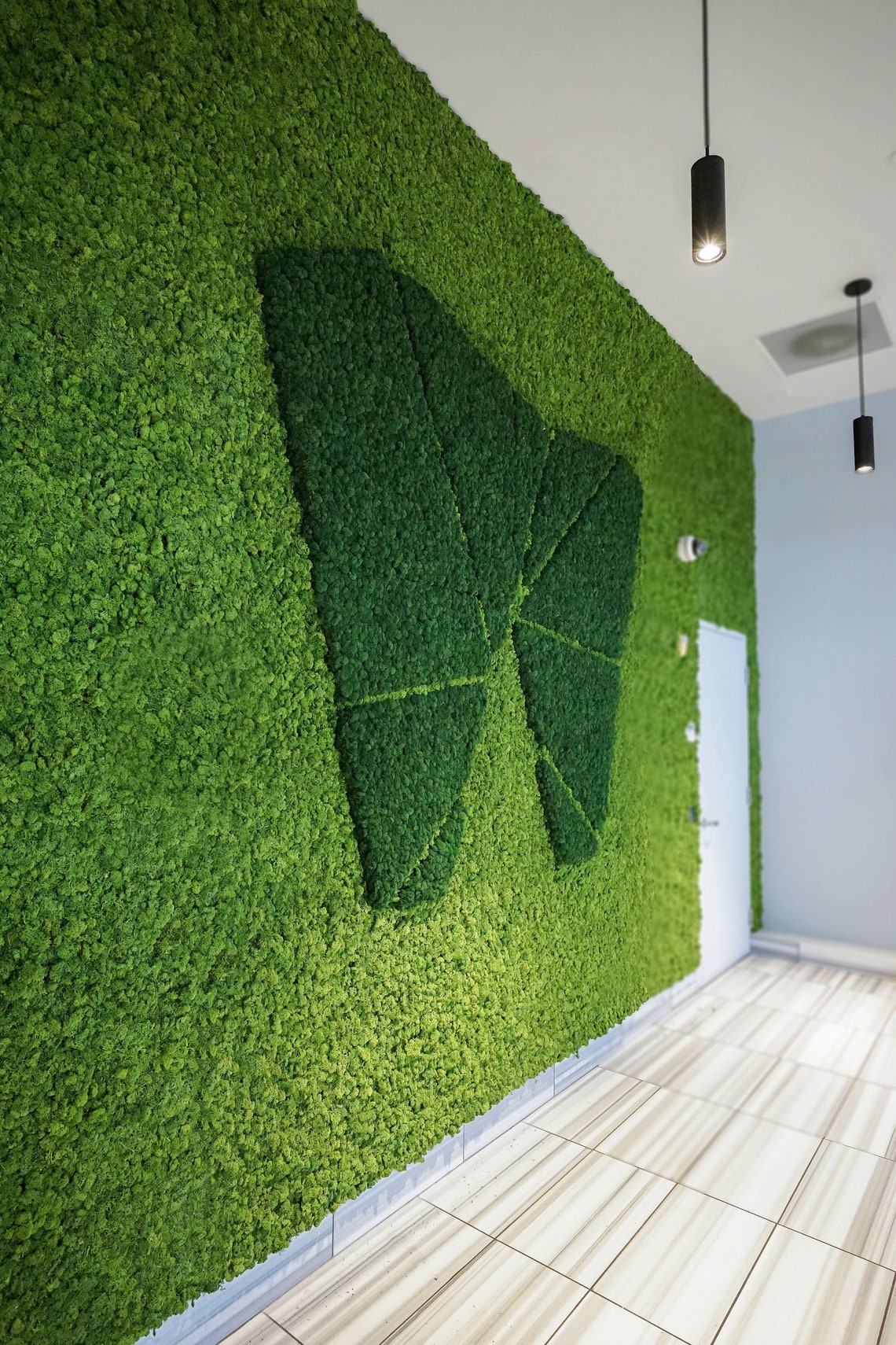 Custom Reindeer Moss Wall Green Wallscapes Reindeer Moss Wall Moss Wall ...