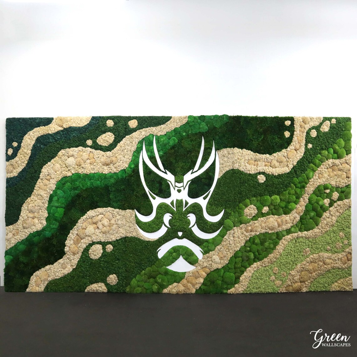 Logo Moss Wall | Moss Wall | Custom Moss Logo | Green Wall | Living ...