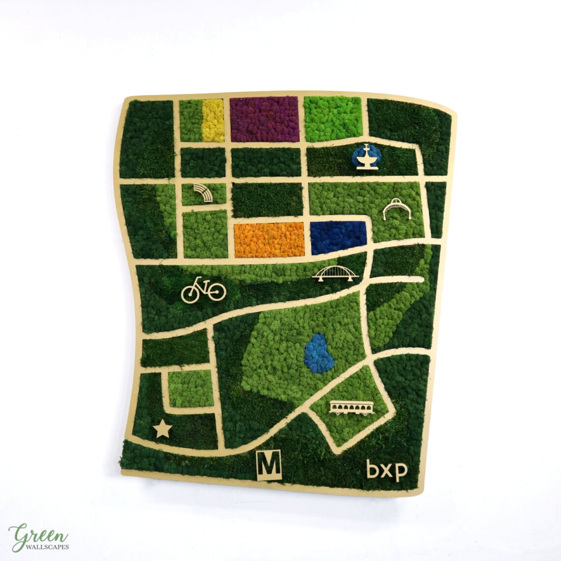 Moss Maps - Etsy