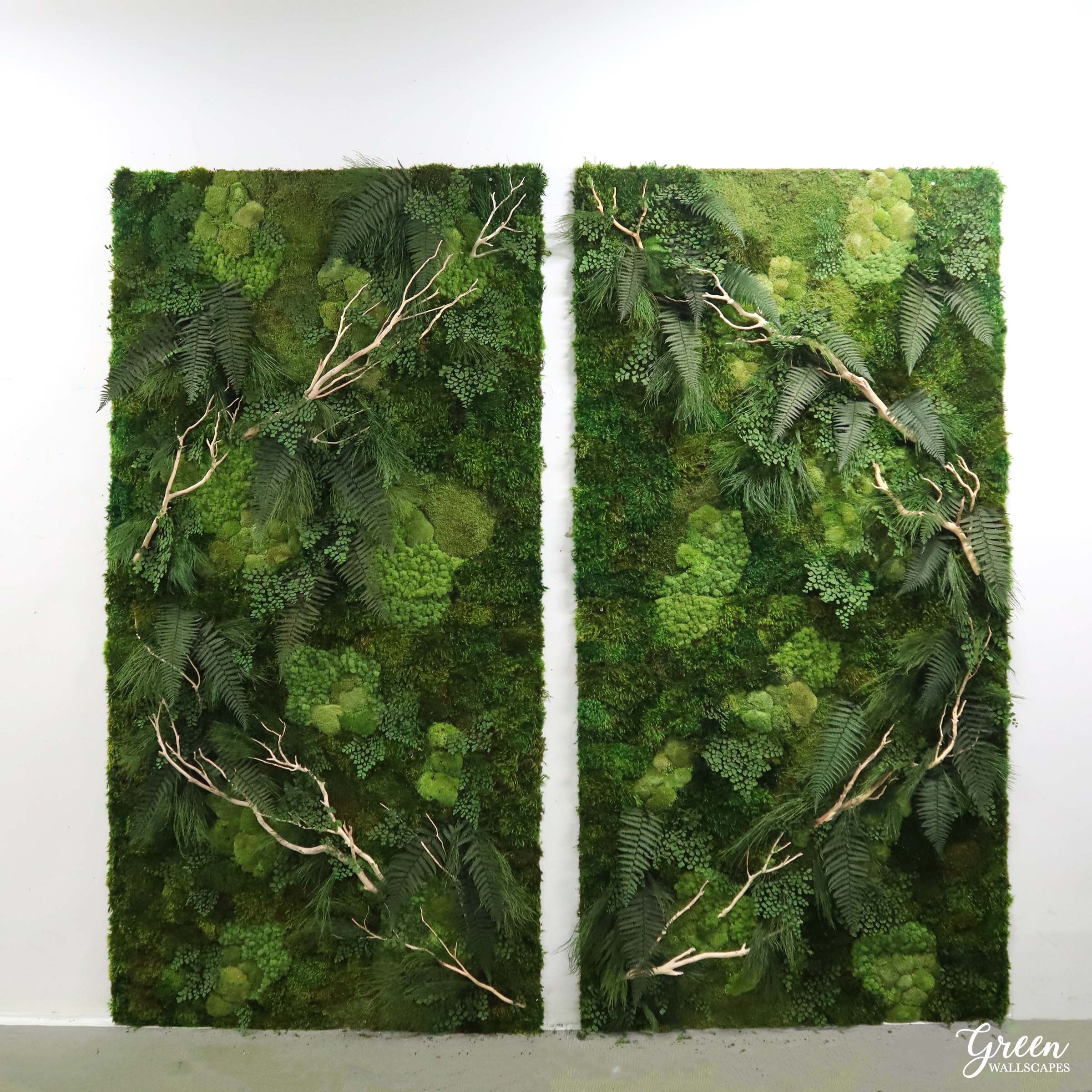 Custom Botanica Wall | Green Wallscapes | Botanica Wall | Moss and Fern ...