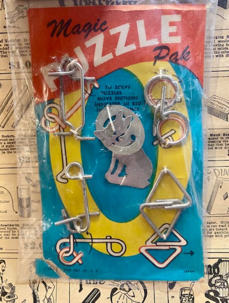 1956 Pico Novelty Laf-pack New Old Stock Dime Store Rack Toy Magic ...