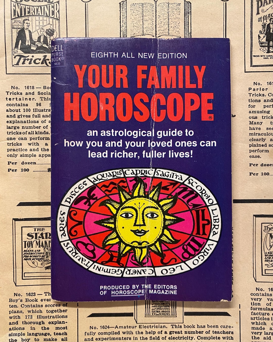 1971 Dell Purse Book Your Family Horoscope Small Paperback - Etsy