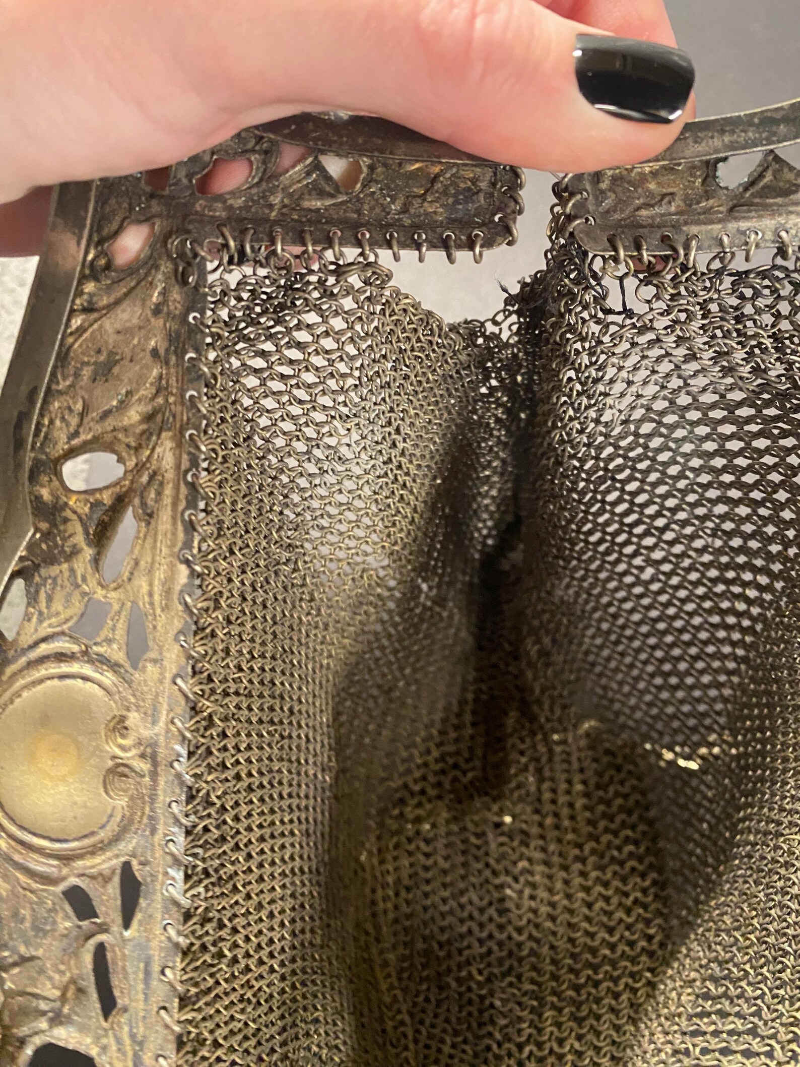 Antique Victorian German Silver Chainmail Handbag Purse - Etsy