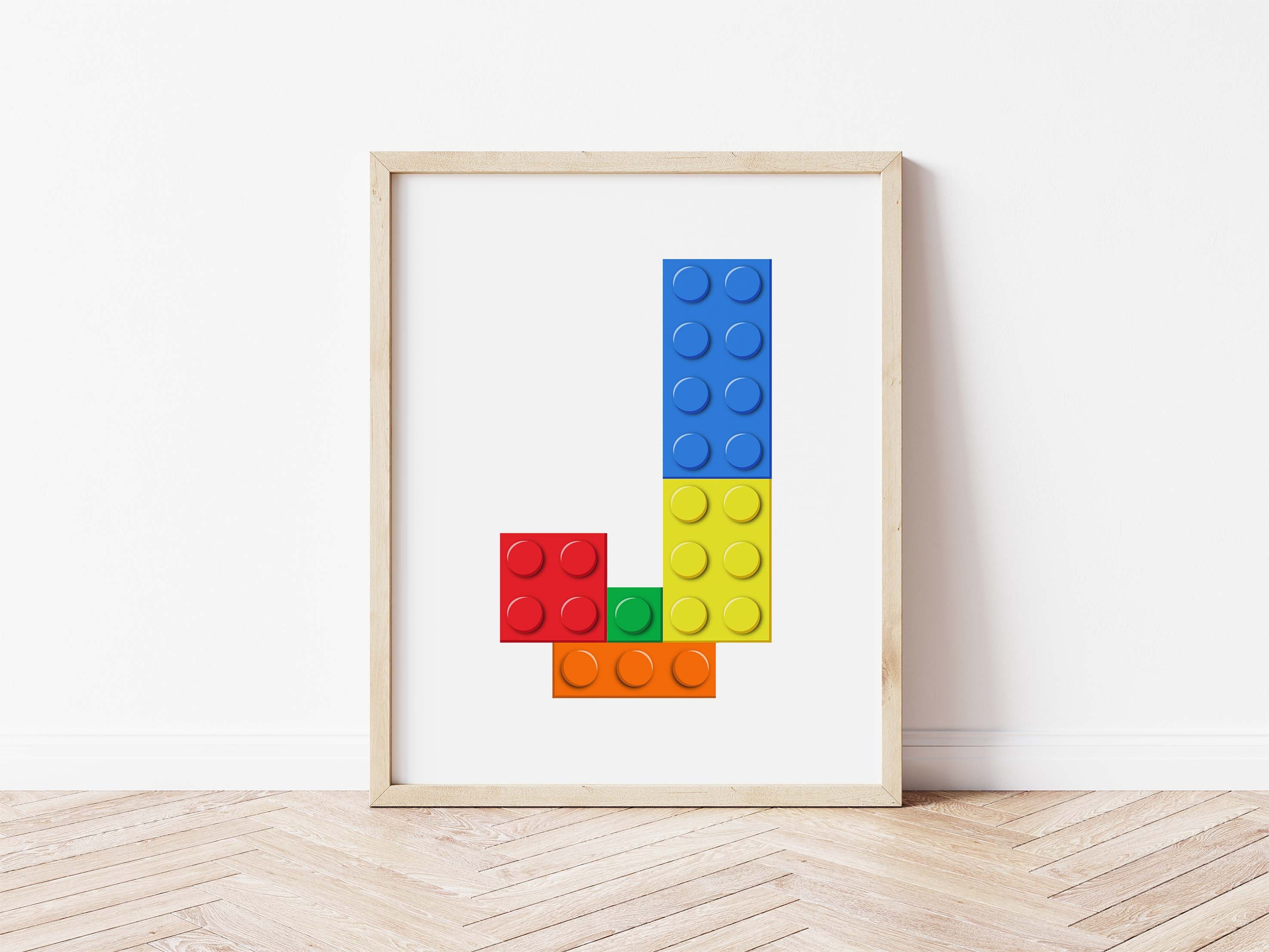 Toy Blocks Printable, Building Block Letter, Personalized Name ...