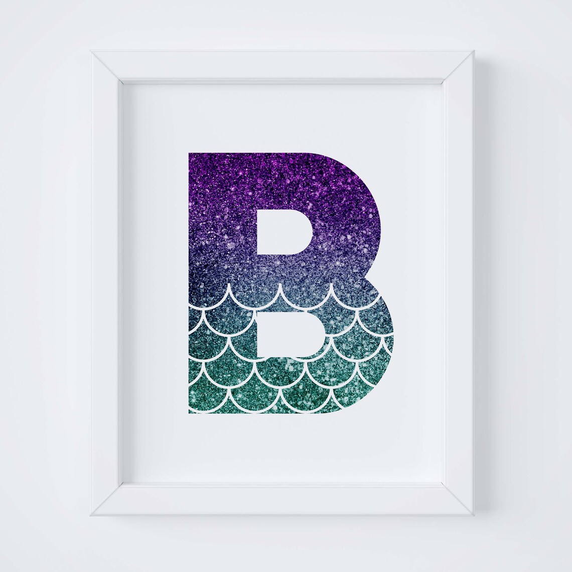 Nursery Letter, Mermaid Printable, Mermaid Print, Nursery Girl Name ...