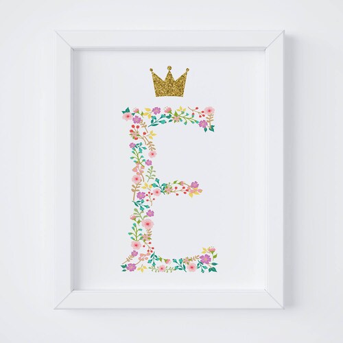 Princess Wall Art Princess Themed Nursery Printable | Etsy