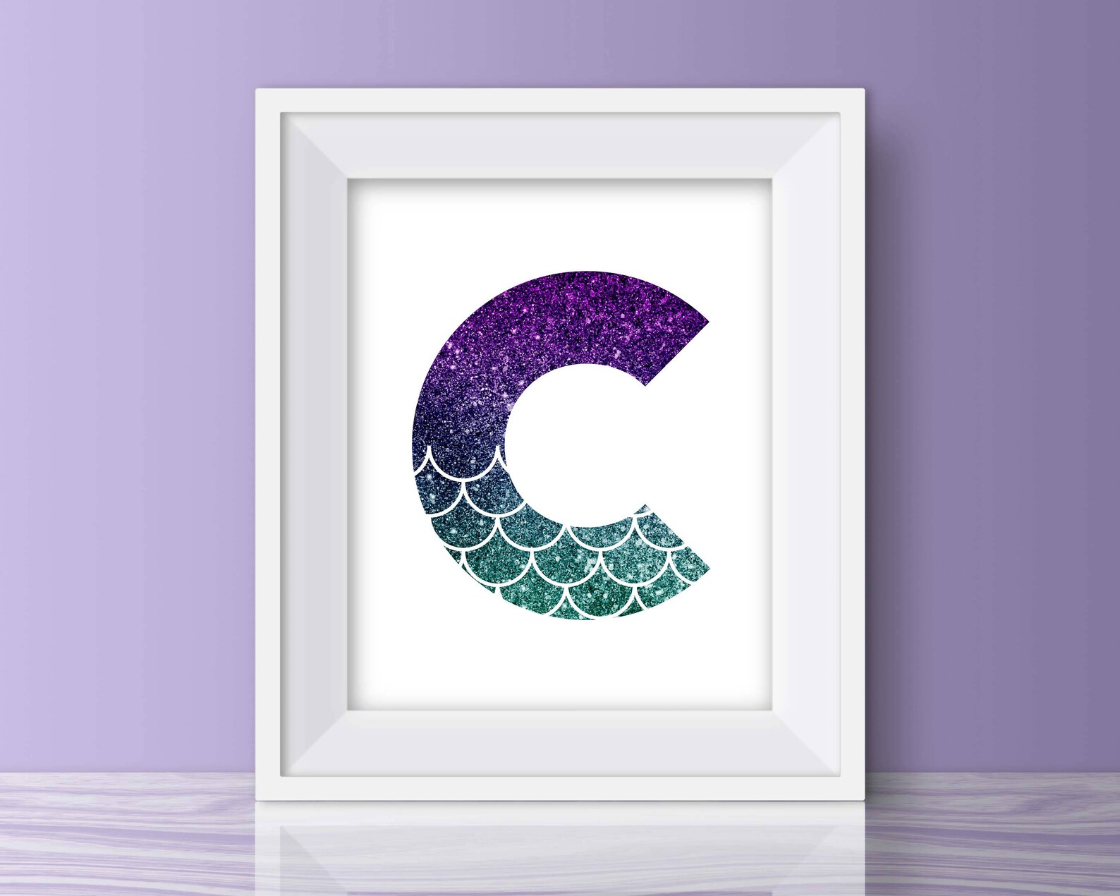 Personalised Nursery Print, Mermaid Printable, Mermaid Print, Nursery ...
