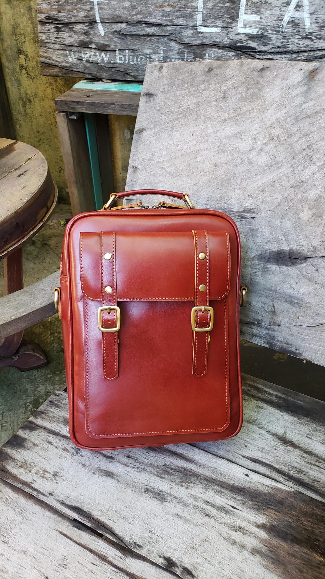 Leather Vertical Laptop Bag, Leather Laptop Bag - Etsy