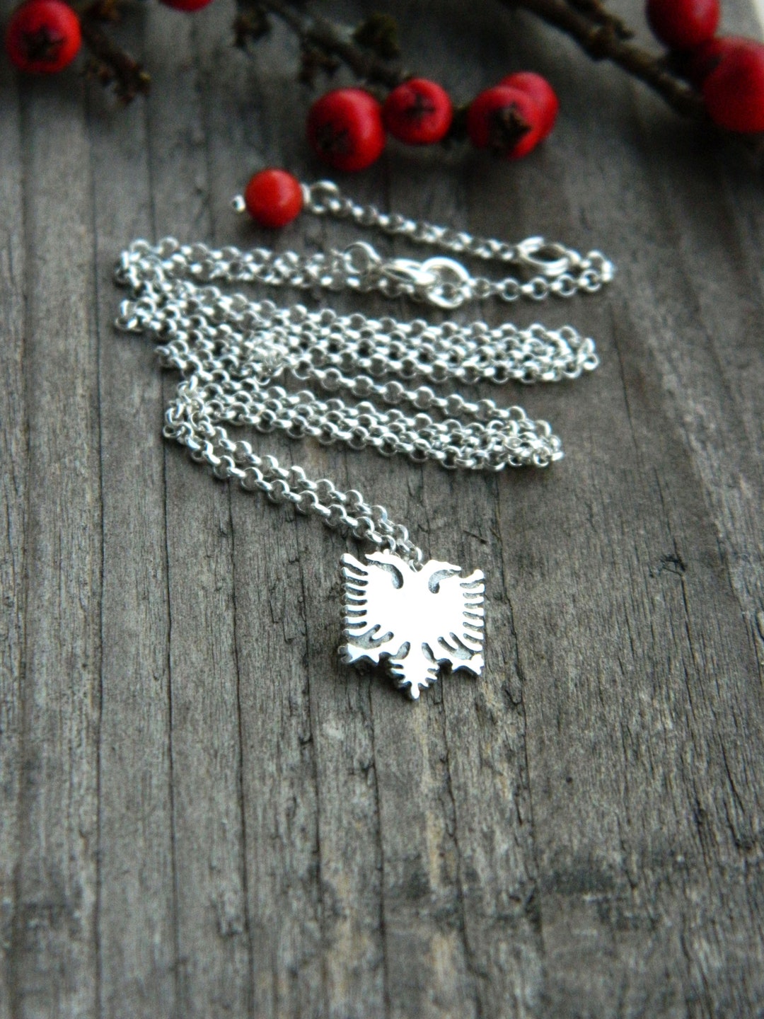 Collana Minimal Albanese, Collana Aquila Albanese, Ciondolo Aquila ...