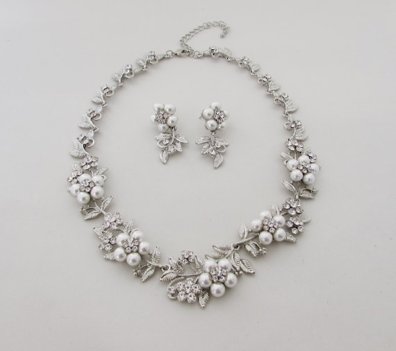 Buy Necklace and Earrings for Wedding Day Matching Jewellery Set for Bride Mother of the Bride Jewellery Set Bridal Jewellery Set Online in India Etsy