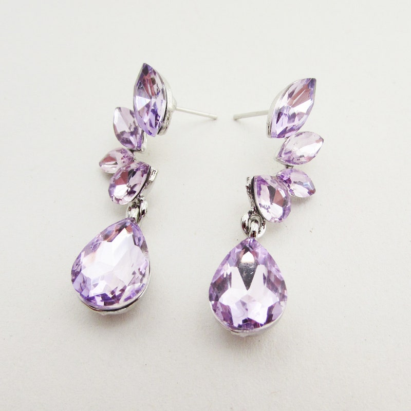 Purple Earring - Etsy