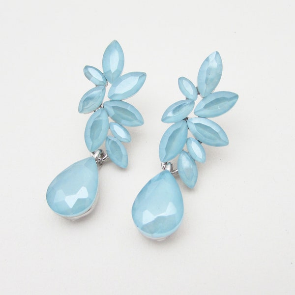 Ice Blue Earrings - Etsy