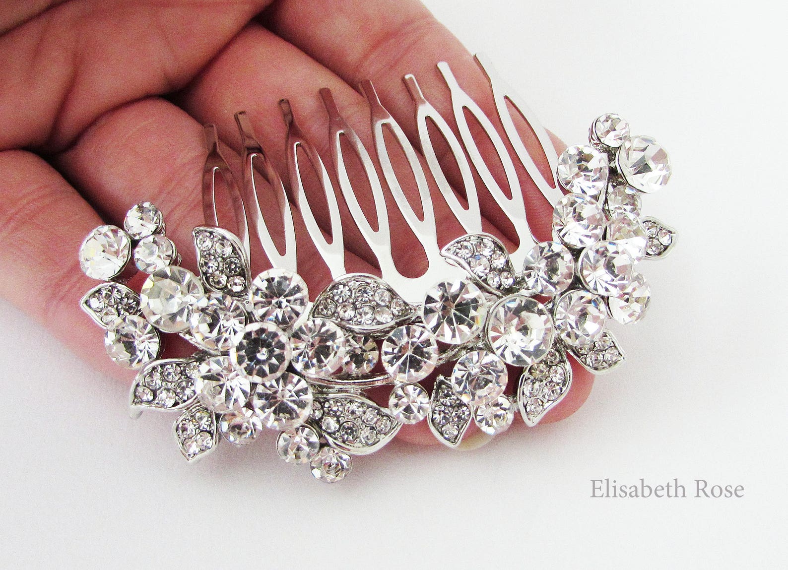 Small Rhinestone and Crystal Wedding Hair Comb Sparkly Hair - Etsy