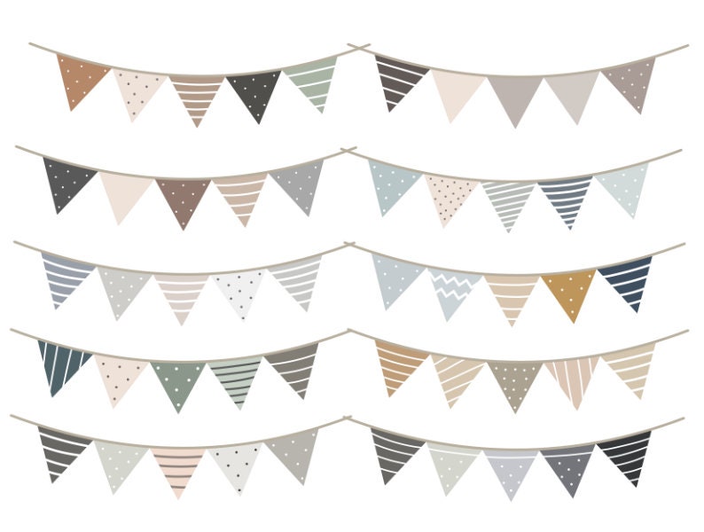 Banners Clipart, Transparent Banners Clipart, Banners Png, Bunting ...