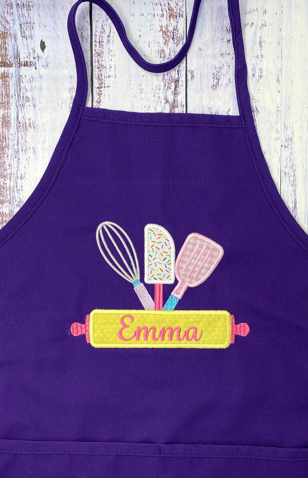 Personalized Kids Apron, Cooking Kitchen Gift, School Gift, Student ...