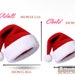 Personalized Santa Christmas Hat - Etsy