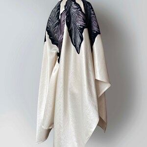 Stylish Unique Robe Jacket. Ivory Structured Opera Jacket. - Etsy