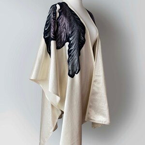 Stylish Unique Robe Jacket. Ivory Structured Opera Jacket. - Etsy