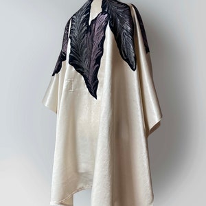 Stylish Unique Robe Jacket. Ivory Structured Opera Jacket. - Etsy