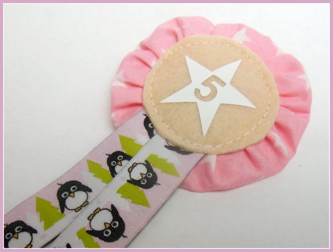 Penguins - Birthday Medal 5 Years - Etsy