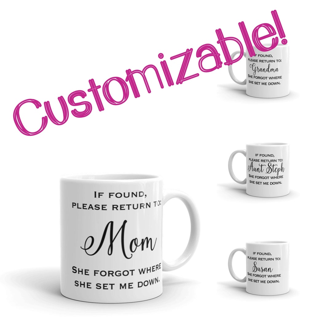 If Found, Please Return Mug, Customizable, Gift Idea - Etsy