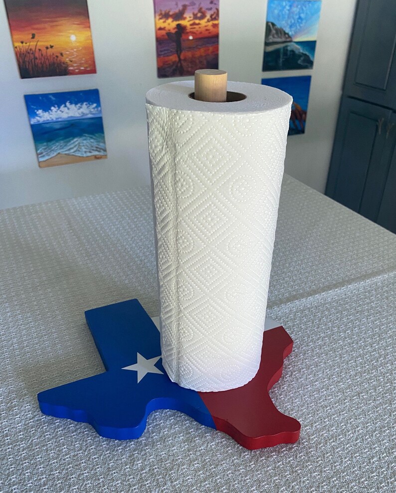 Texas Paper Towel Holder - Etsy