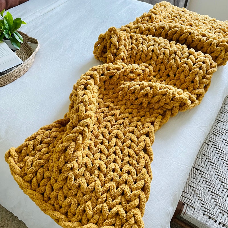 Bed Runner Knit - Etsy