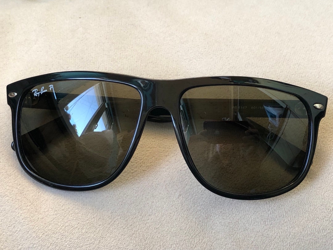 Vintage 2000's Ray Ban Polarization! Model 4147 Green Lenses (46x57mm ...