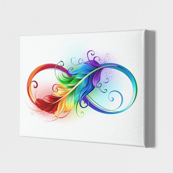 Feather Infinity - Etsy