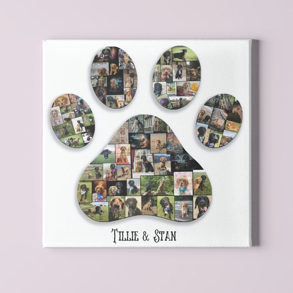 Dog Photo Collage - Etsy